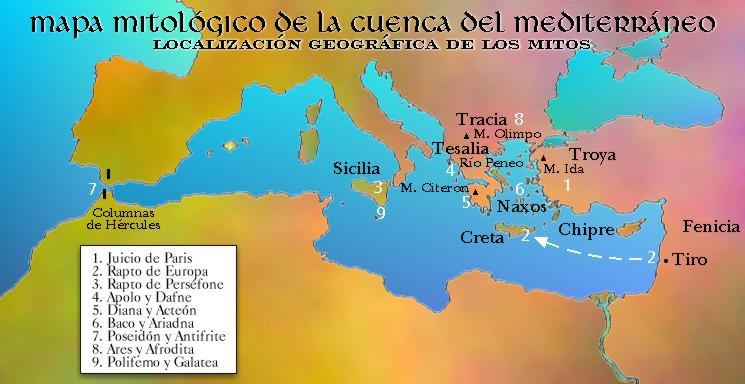 MAPA MITOLÓGICO